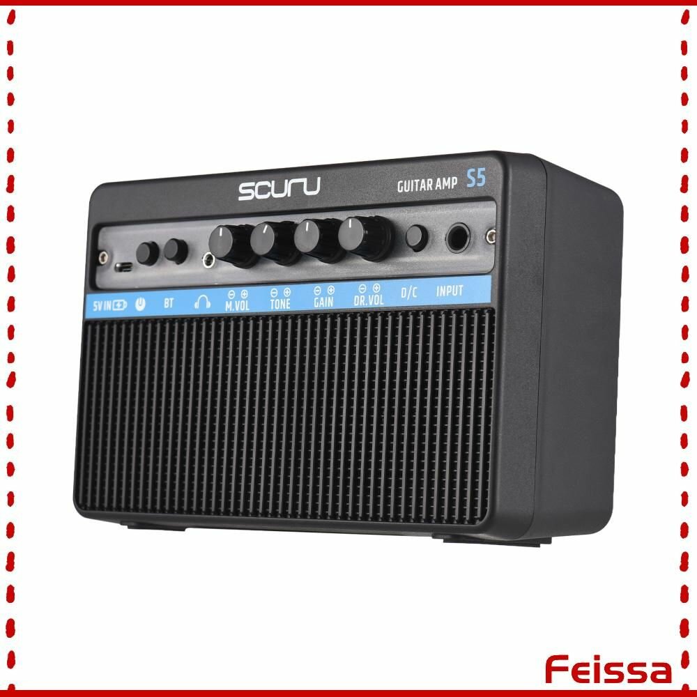 Электрогитара, мини-усилитель 16W, для удобного использования с Bluetooth и наушниками