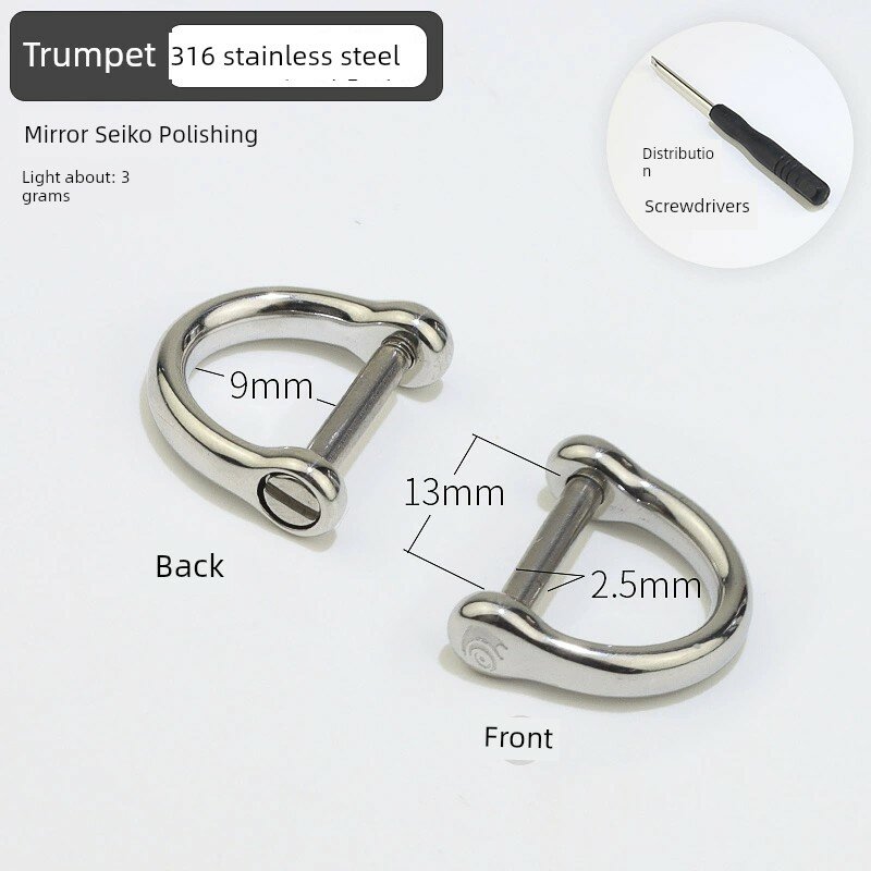 Брелок-карабин из титанового сплава и нержавеющей стали, очень большой, мини, очень маленький, для ключей, для женщин и