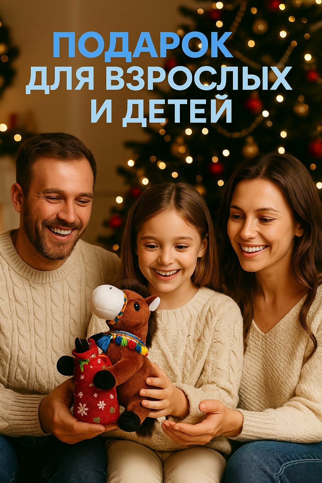 Новогодняя копилка Лошадь играет мелодию при попадании монетки