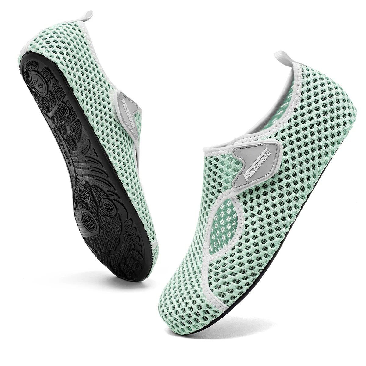 Аквашузы женские ZP11 light green, 42/43