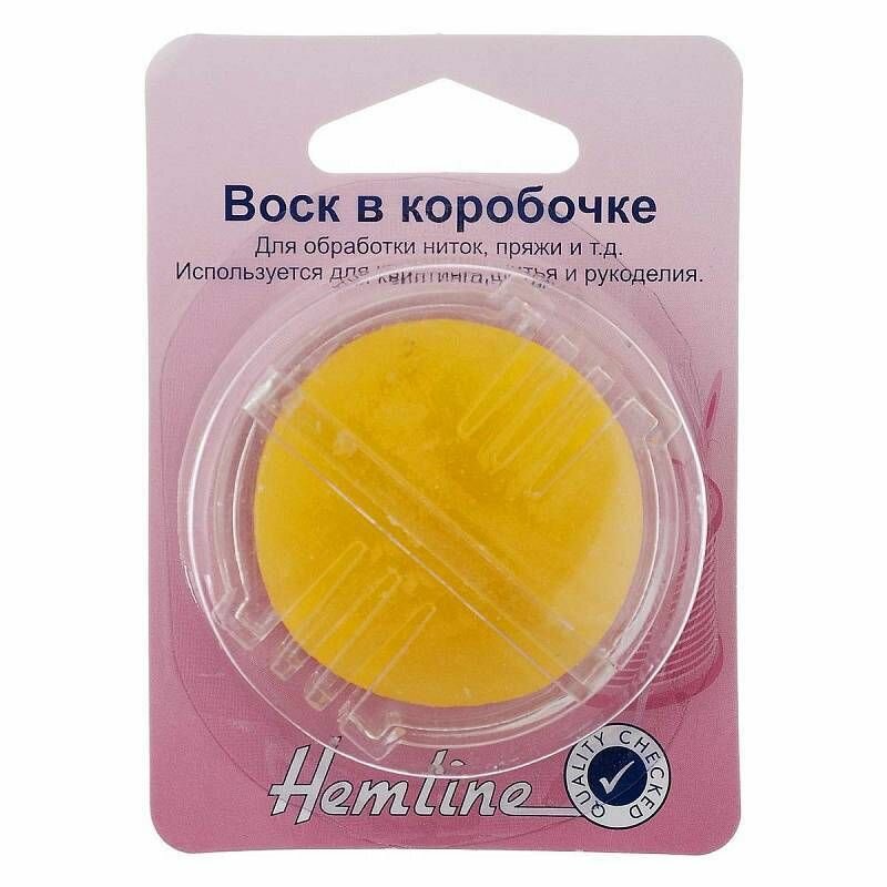 Воск парафиновый для ниток и молний.