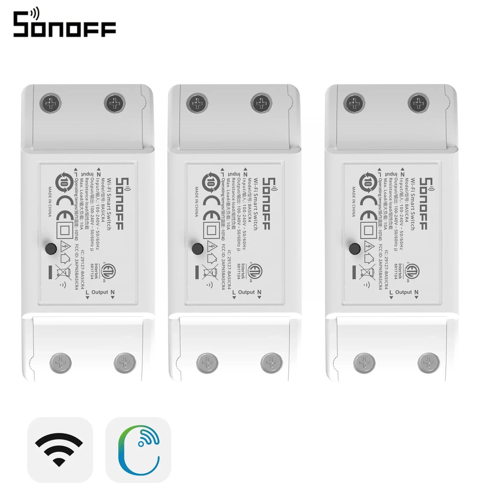SONOFF Basic R4 Wi-Fi модуль умного переключателя 3pcs basic R4