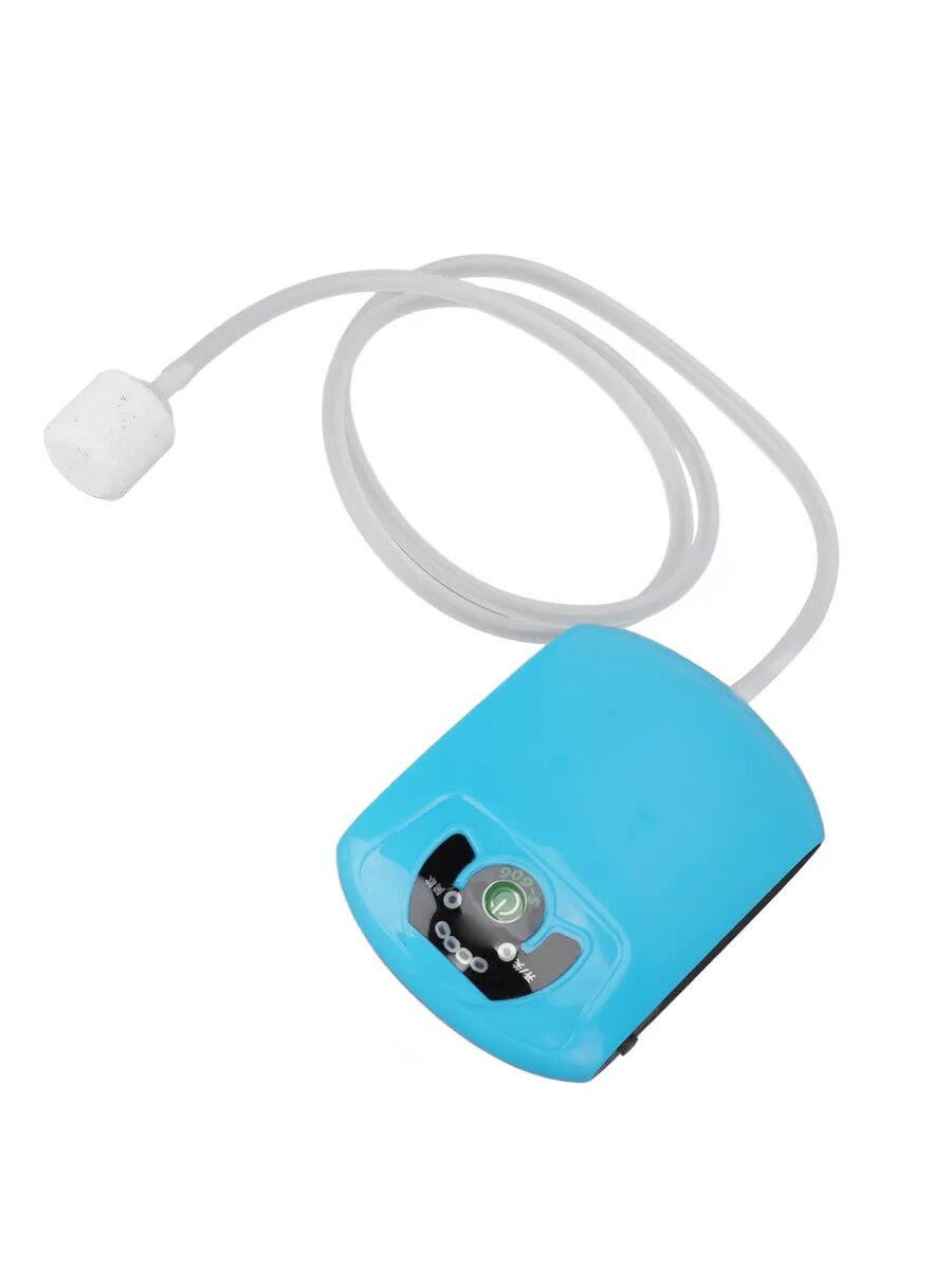 Аквариумный кислородный насос, тихий USB-зарядка,
