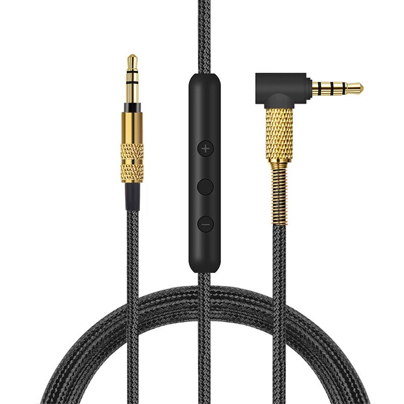 Подходит для монитора Marshall 1 2 3 4, аксессуары для наушников Mid ANC, плетеный кабель 3,5 мм Пластиковый гнездо/с