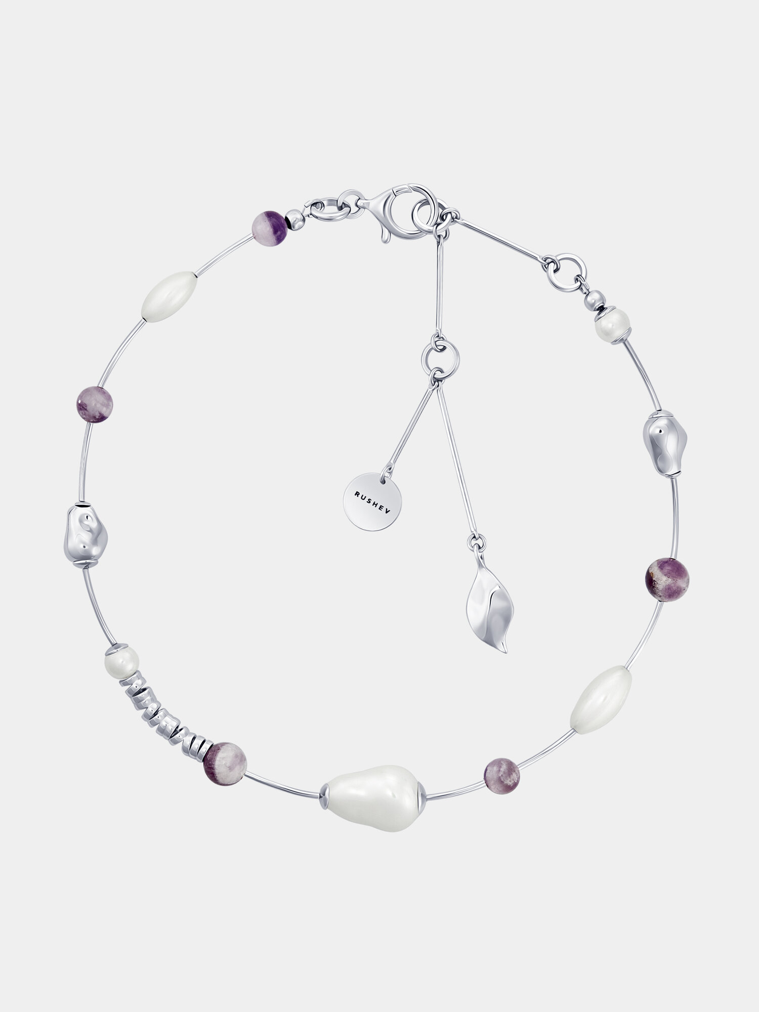 Колье, аметист