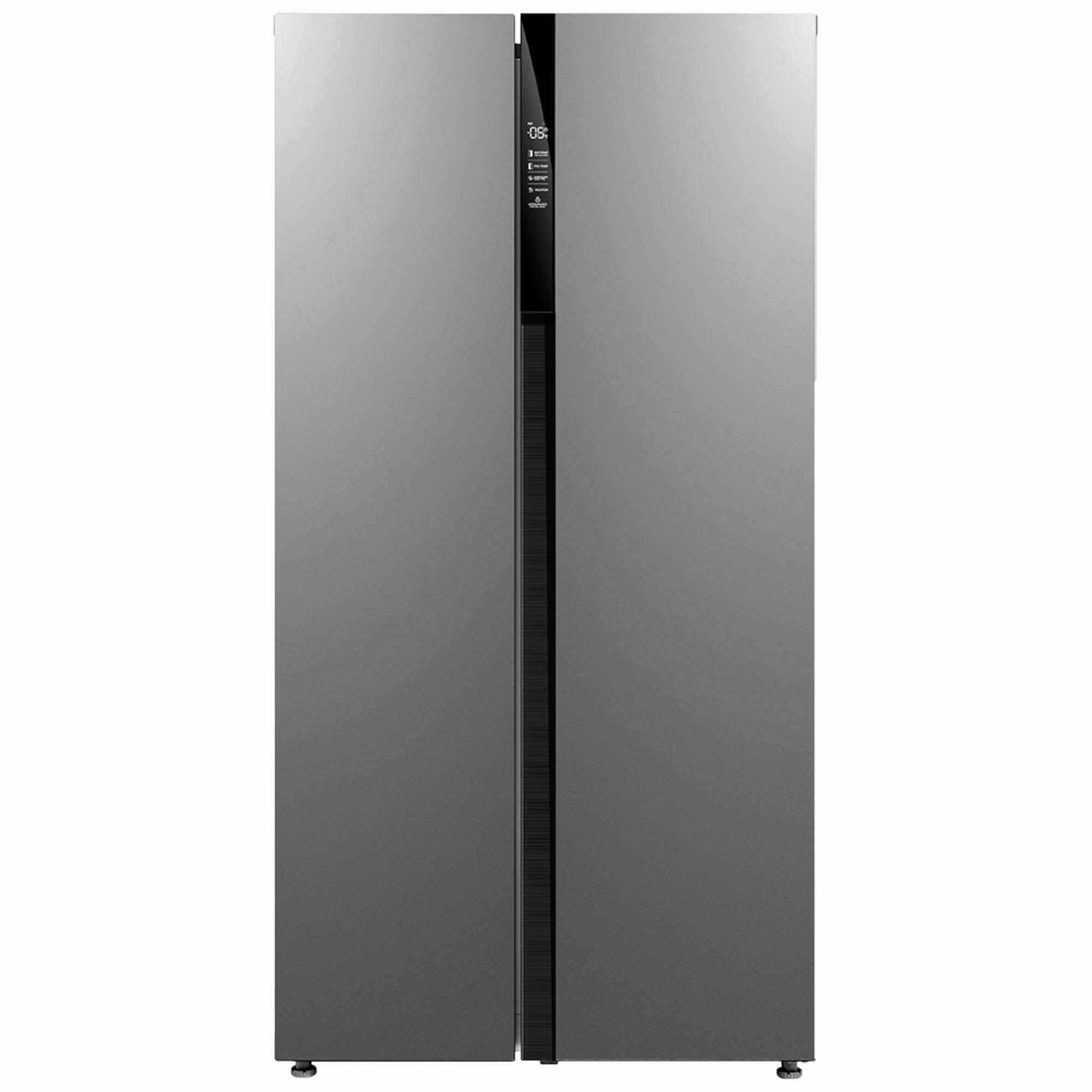 Холодильник Бирюса SBS 587 I, нержавеющая сталь