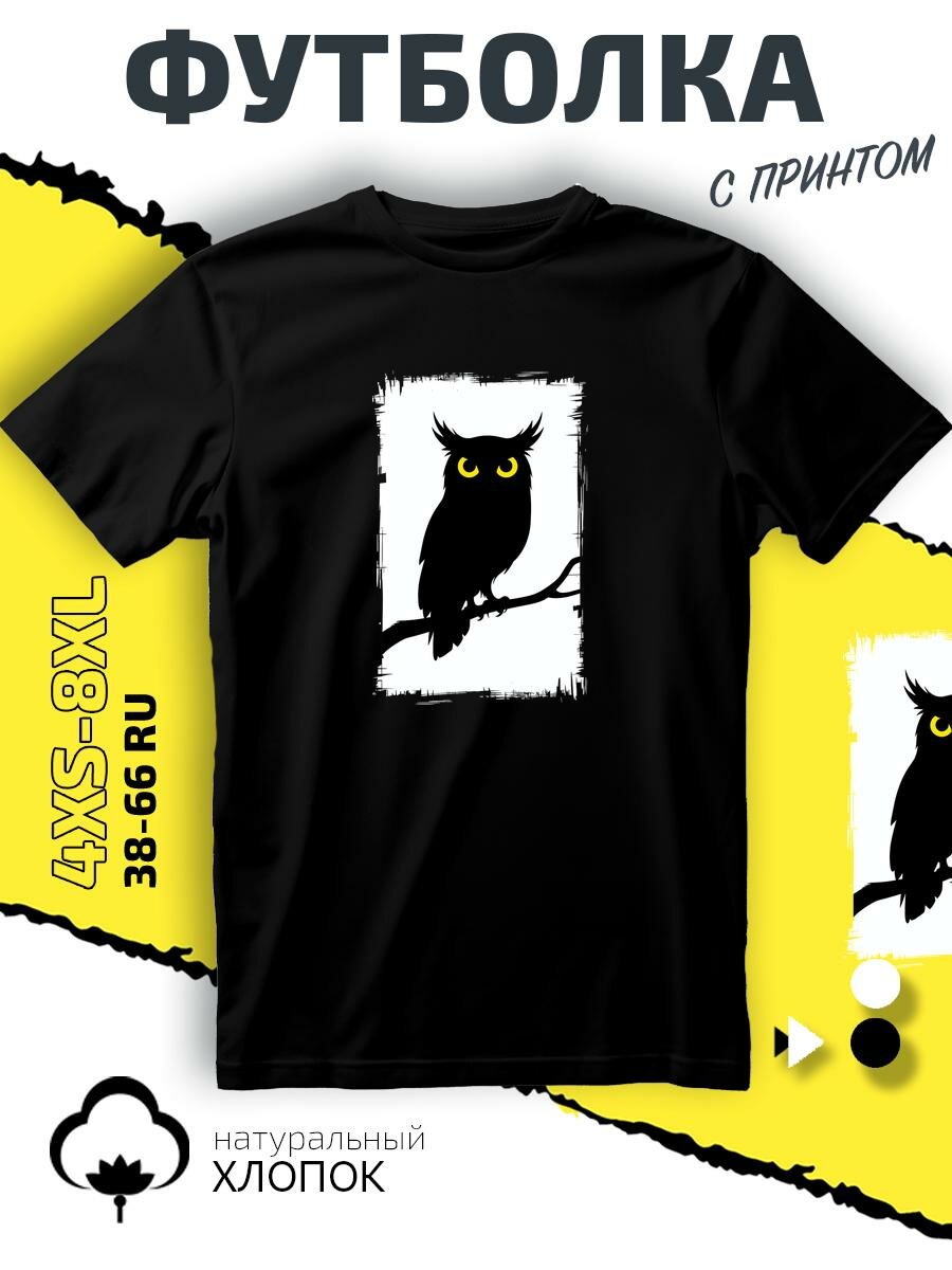 Футболка Сова cartoon ночной страж