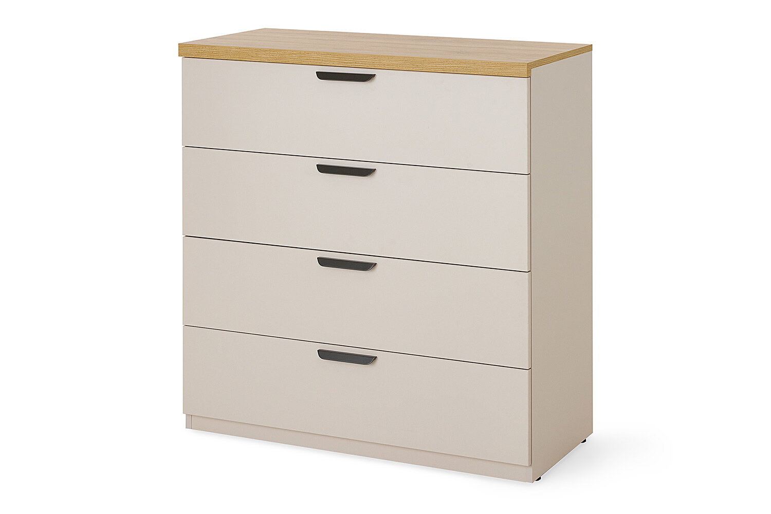 Комод напольный Hoff Modern, 87,6х96,5х41 см, матовый фасад, ЛДСП, цвет персидский жемчуг, дуб наварра