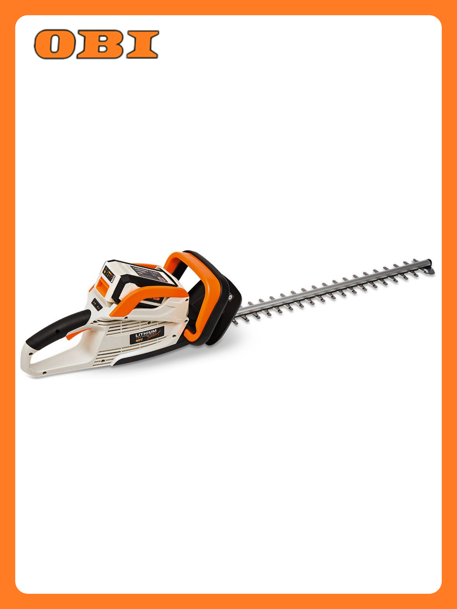 Кусторез DAEWOO DAHT 5540Li, без АКБ и ЗУ, двустороннее лезвие, оранжевый