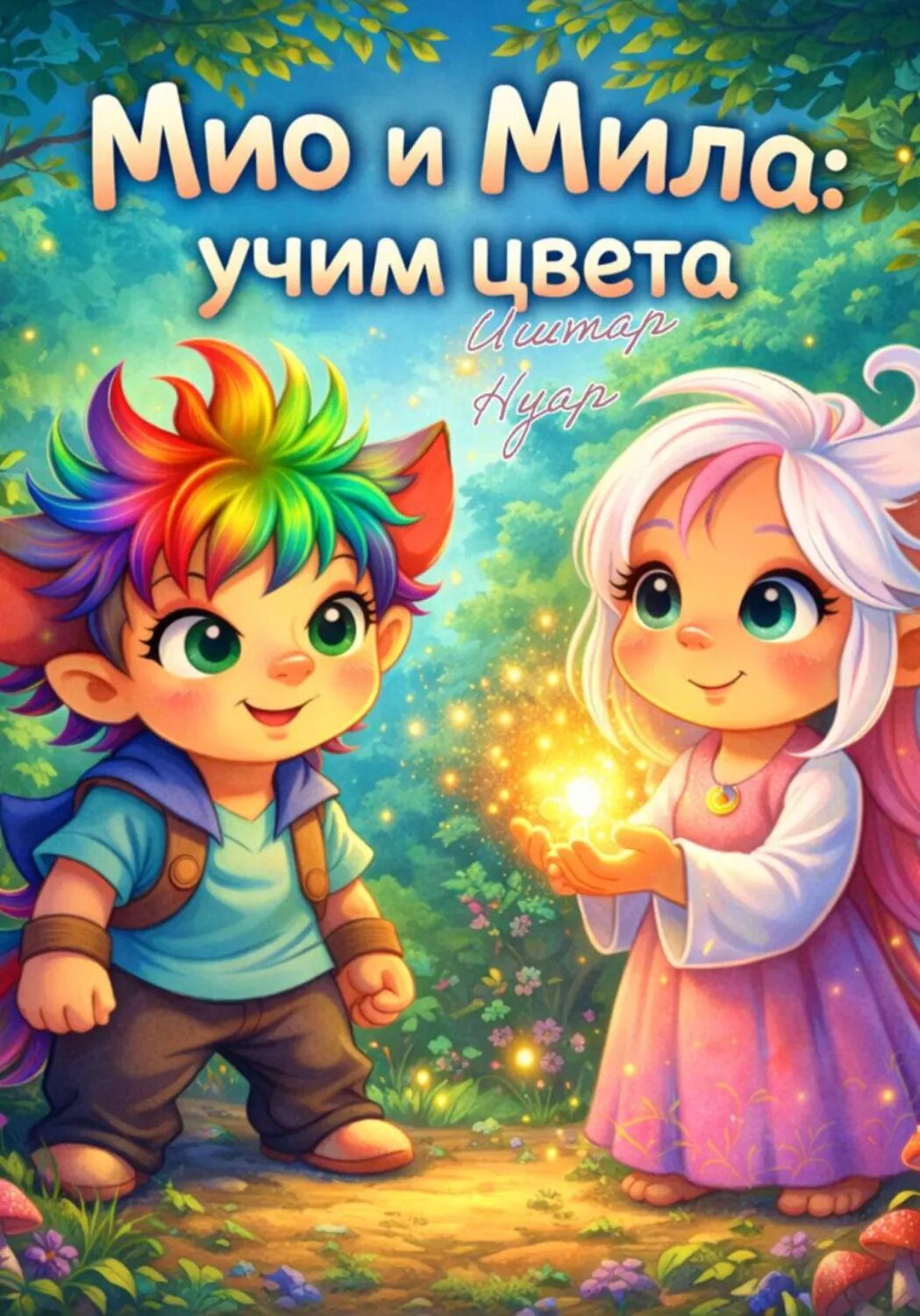 Мио и Мила: учим цвета [Цифровая книга]