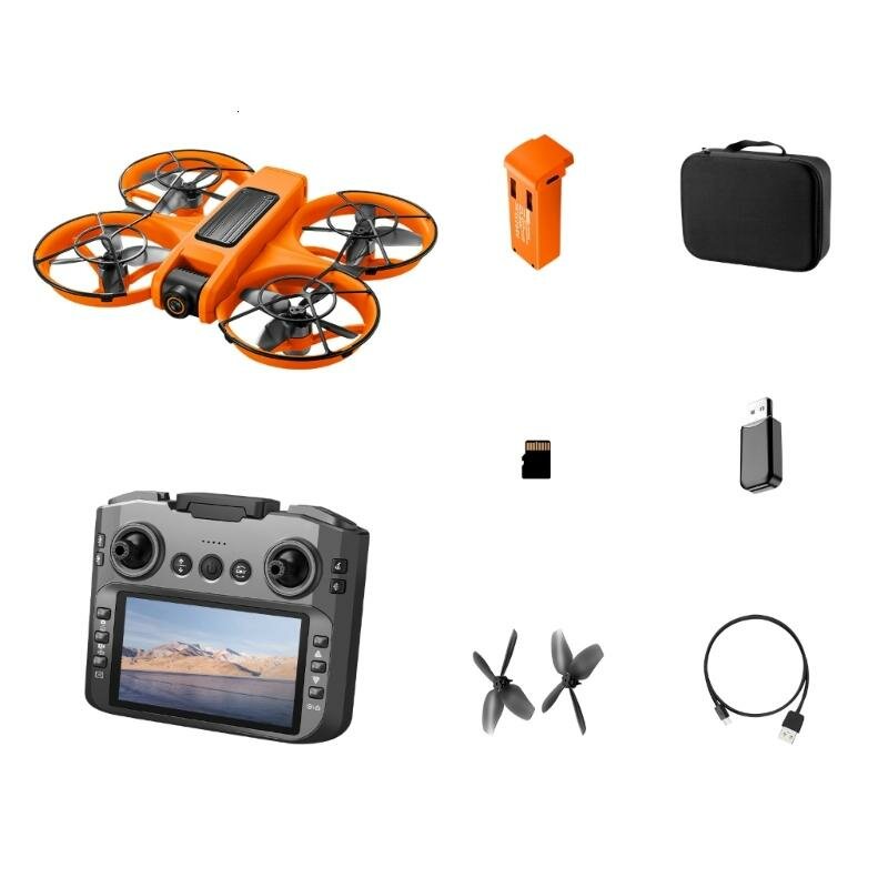 Квадрокоптер S156 с WiFi и двойной камерой, Оранжевый