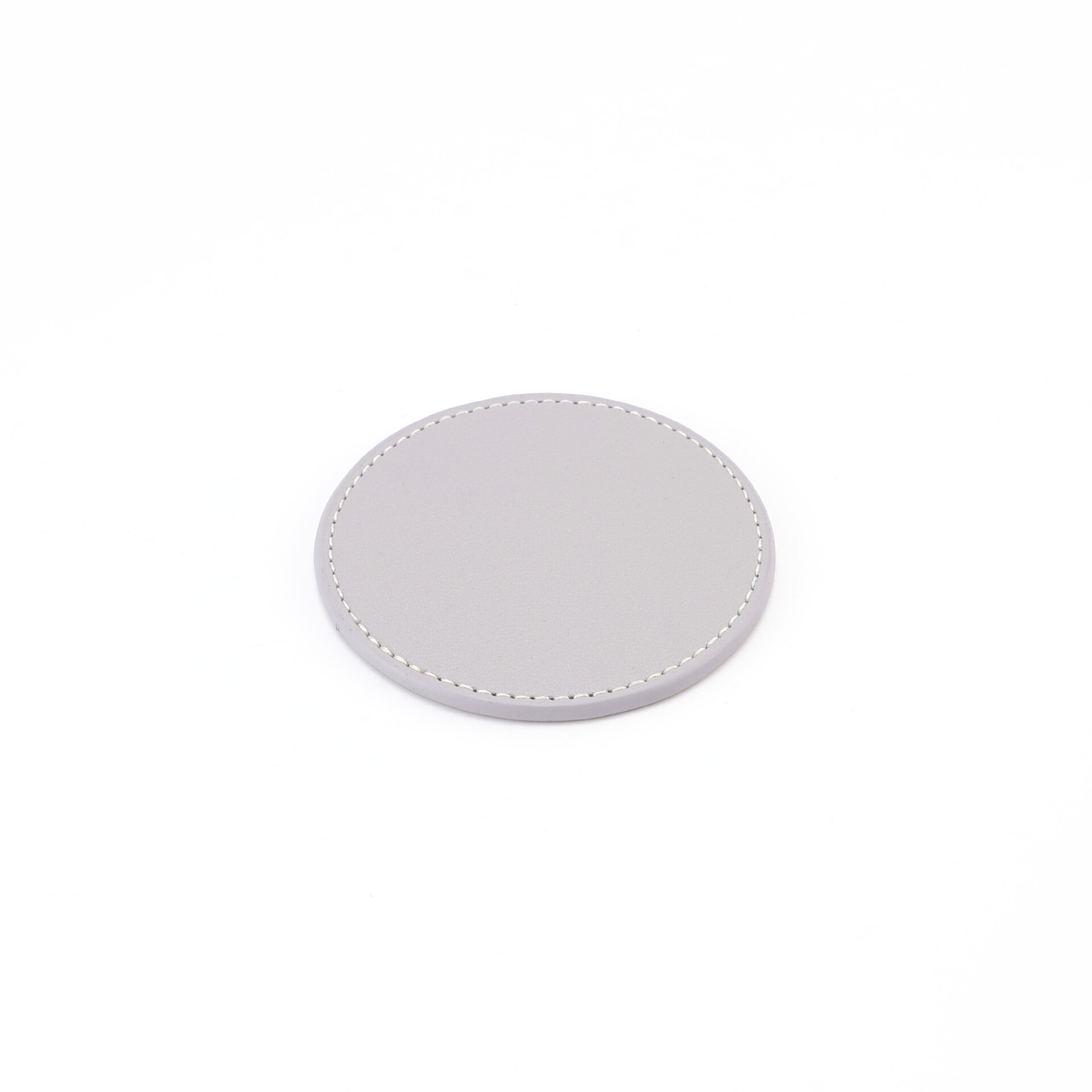 Креативный набор круглых подставок DIY, двусторонние из PU кожи, высококачественные, многоцветные, термоизоляционные, с замком по краю, водонепроницаемые подставки для чая