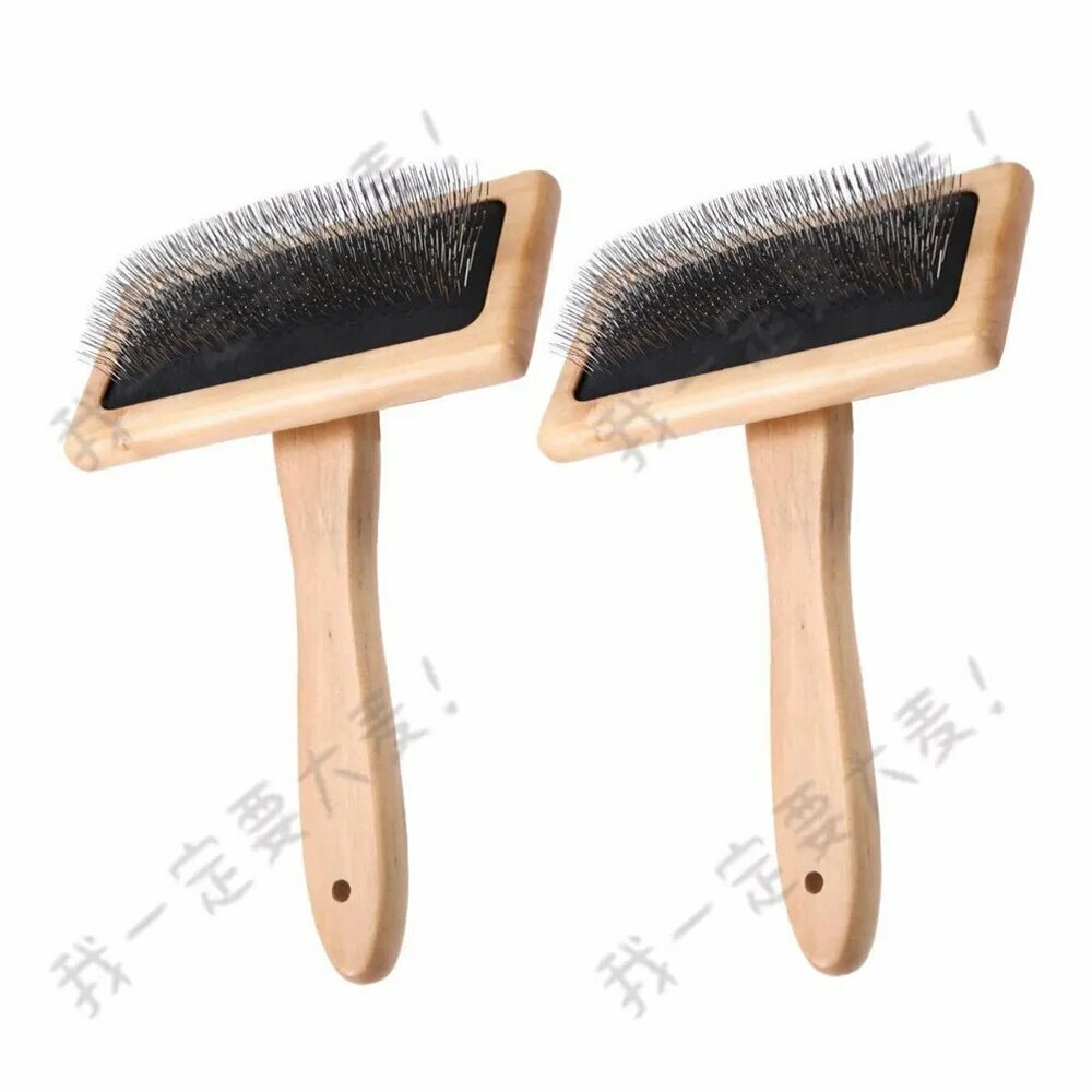 Продукция Чесалка для шерсти 2ШТ, 6,1X4,8 дюйма для Шерсти, Инструмент для Смешивания Войлока.-