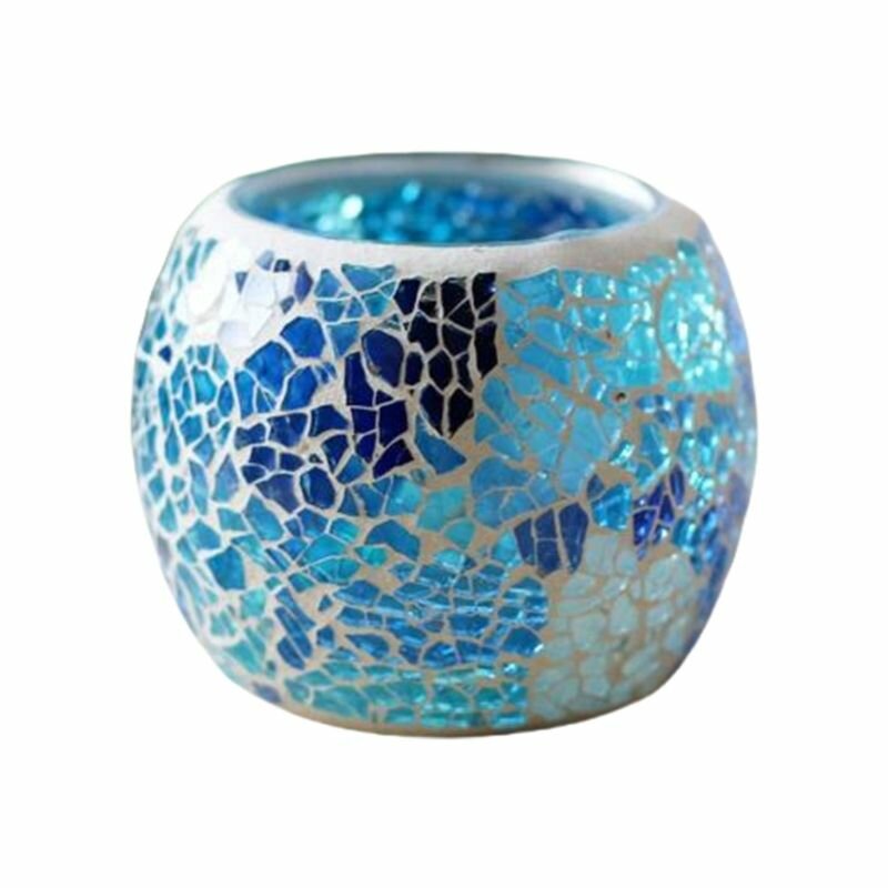 Марокканские разноцветные стеклянные подсвечники для украшения свадебного стола, - E