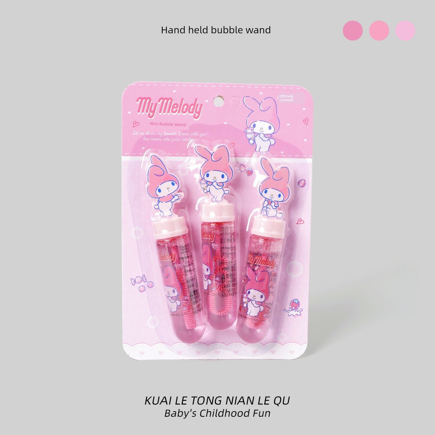 Детская игрушка-помада для выдувания мыльных пузырей Sanrio, для малышей 1-2 лет, для детей 3 лет, портативная