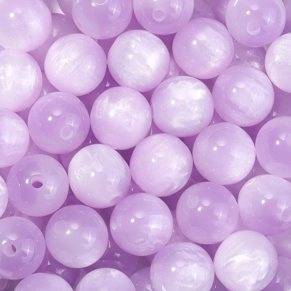 Имитацию смолы бусины «кошачий глаз» 8/10/12 мм Сиреневый, 12mm 20Pcs, Purple