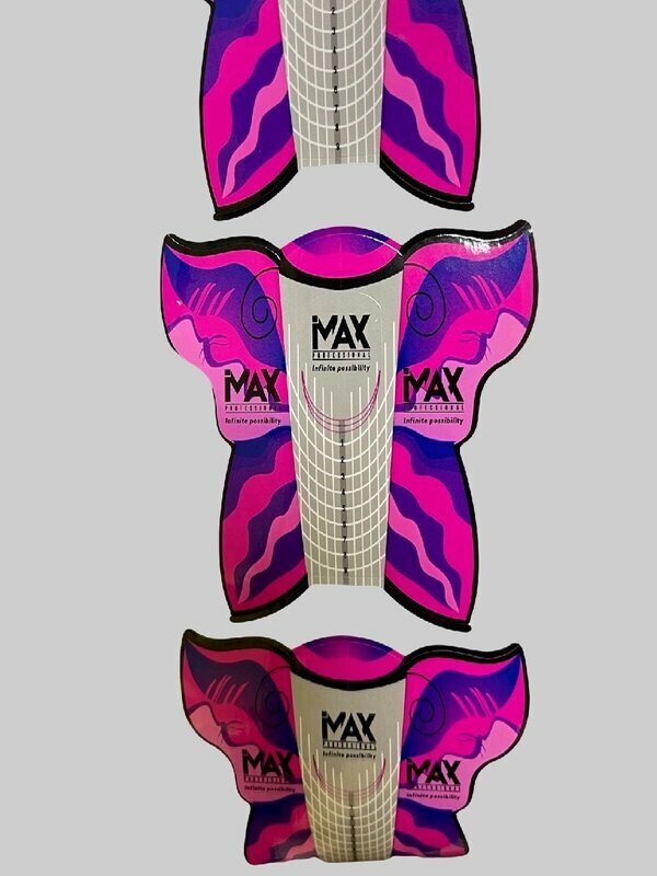 Формы для наращивания ногтей, широкие, бабочка