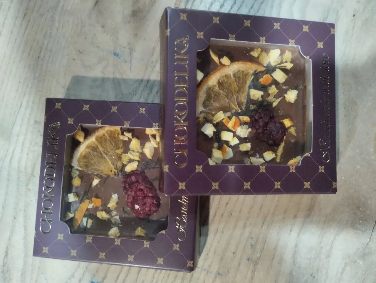 Гастрономия Chokodelika Шоколад Молочный Ежевика Апельсин 350 г