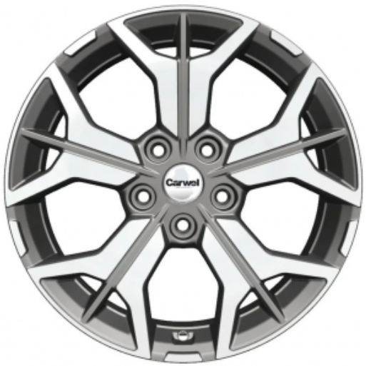Колесный диск Carwel Бусани 7x17 5*114.3 ET43.5 DIA67.1 SLT