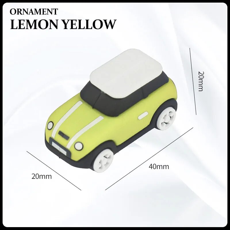 Универсальные автомобильные силиконовые наклейки Mini Cooper с одной кнопкой для Lemon Yellow