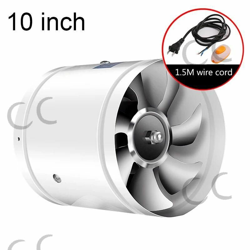 Вентилятор канальный 250мм 2100м3/ч металлический (настенный, вытяжной, канальный), вытяжной круглый