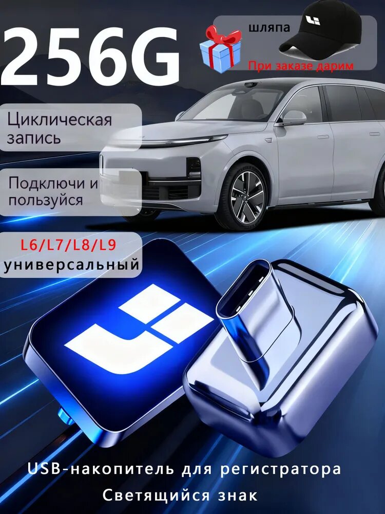 USB-флешка Type-C для видеорегистратора и авто, высокоскоростная, миниатюрная, совместима с LiXiang L6 L7 L8 L9, поддержка 4K