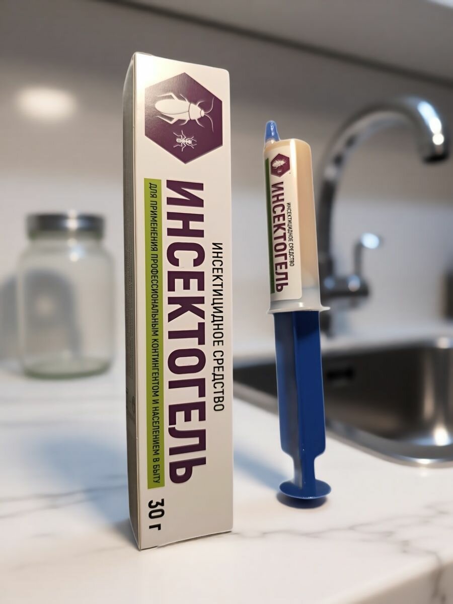 Гель "Инсектогель", универсальный, от муравьев и тараканов, 30 г