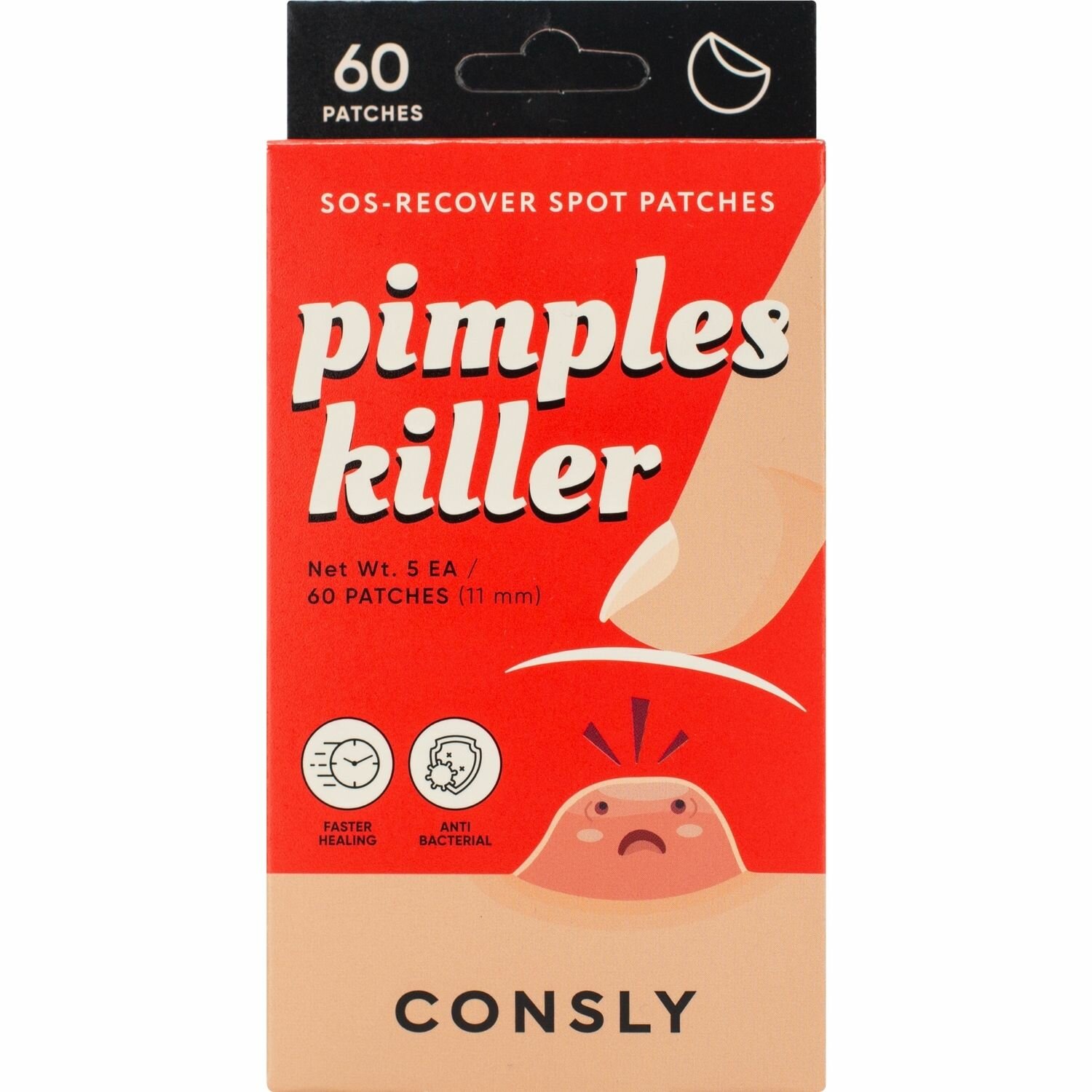 Патчи локального применения Consly Pimples Killer, для проблемной кожи, 60шт