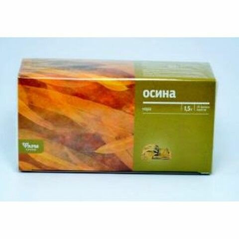 Чайный напиток Фармгрупп кора осины обыкновенной, 20 фильтр-пакетов