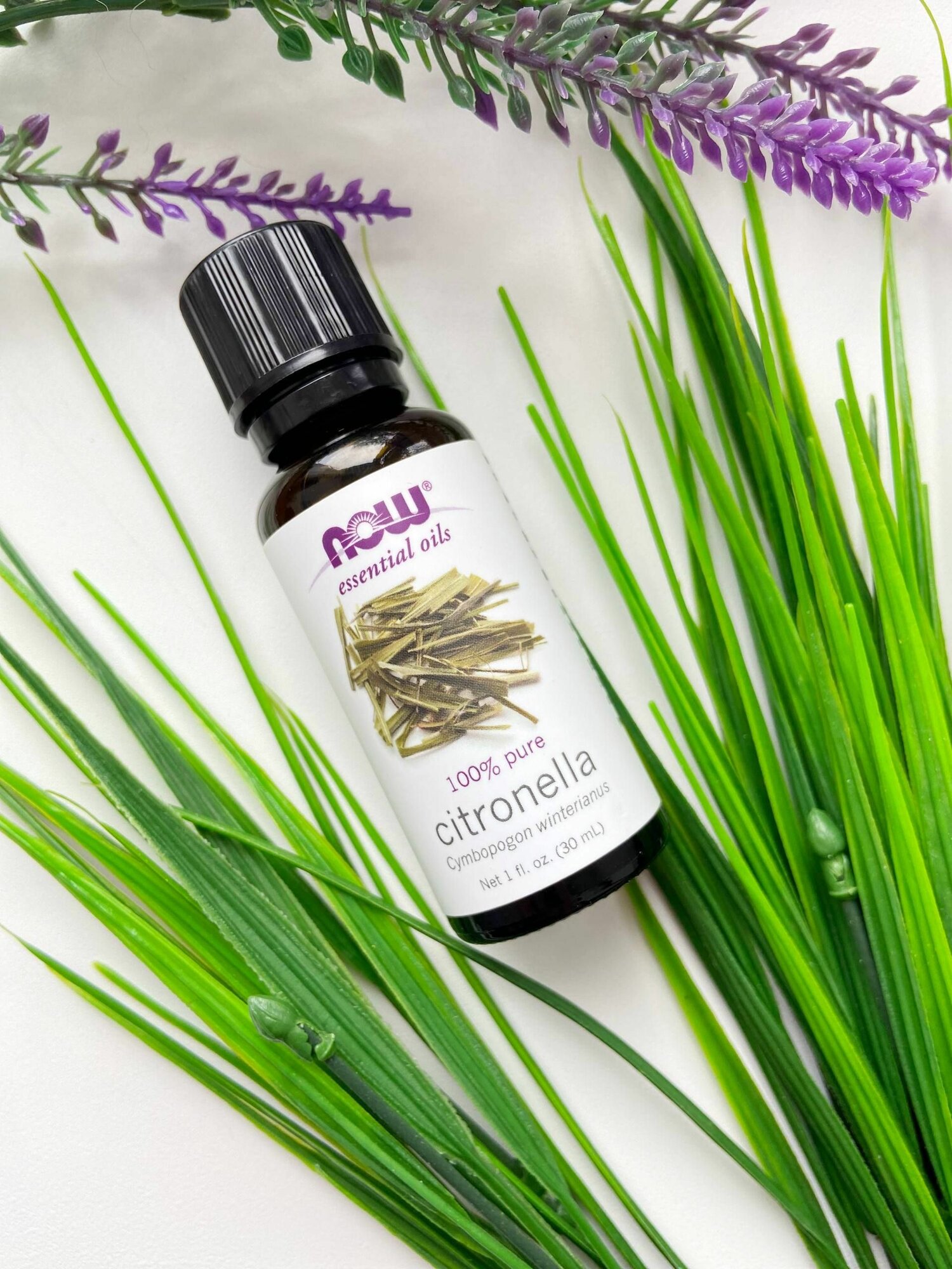 Эфирное масло цитронеллы, Now Foods, Citronella Oil, 30 мл