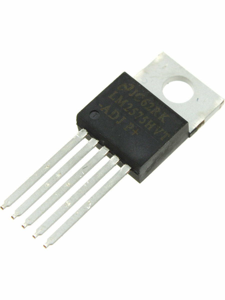 Микросхема LM2575HVT-ADJ TO-220-5 NS (упаковка 5шт) 1.23-57В 1А