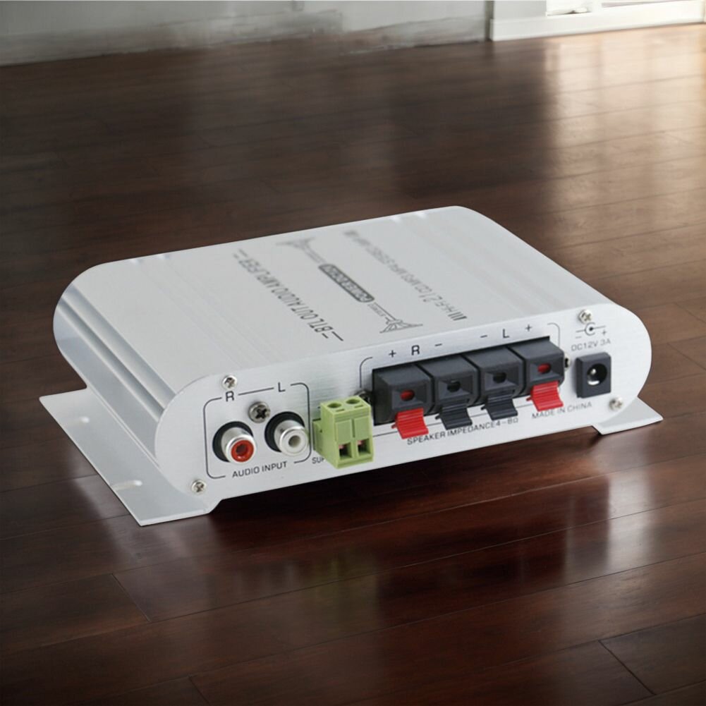 Усилитель мощности сабвуфер 2.0+ усилитель сабвуфера, мощный звук, мультисценическое применение, высокое качество звука, гибкость и совместимость