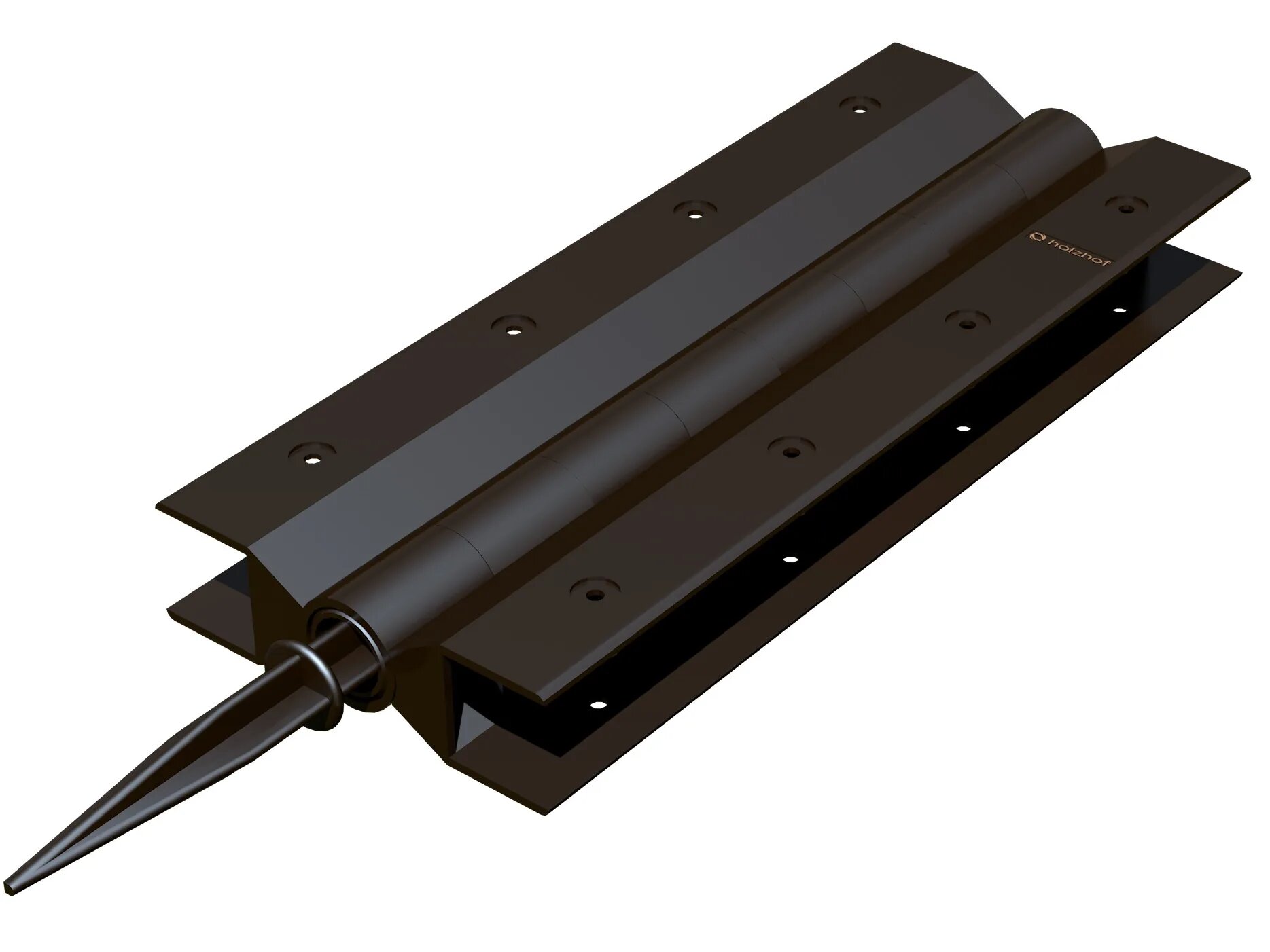 Угловой стыковочный элемент для грядки Holzhof 30*300мм, пластик черный