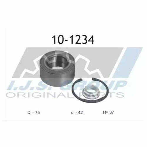 Подшипник ступицы, комплект IJS GROUP 101234 для BMW 1 серия E81, E82, E87, E88, 3 серия E90, E91, E92, E93, Z4 E85, E86, E89