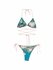 Купальник Floral-print wrap-around bikini