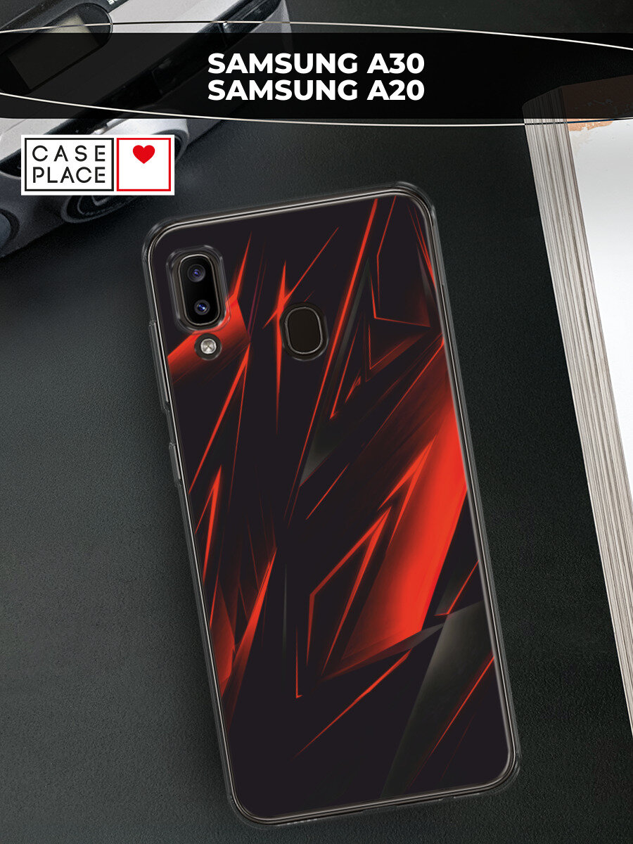 Чехол на Samsung Galaxy A20 / Самсунг Галакси А20 с принтом Игровой фон