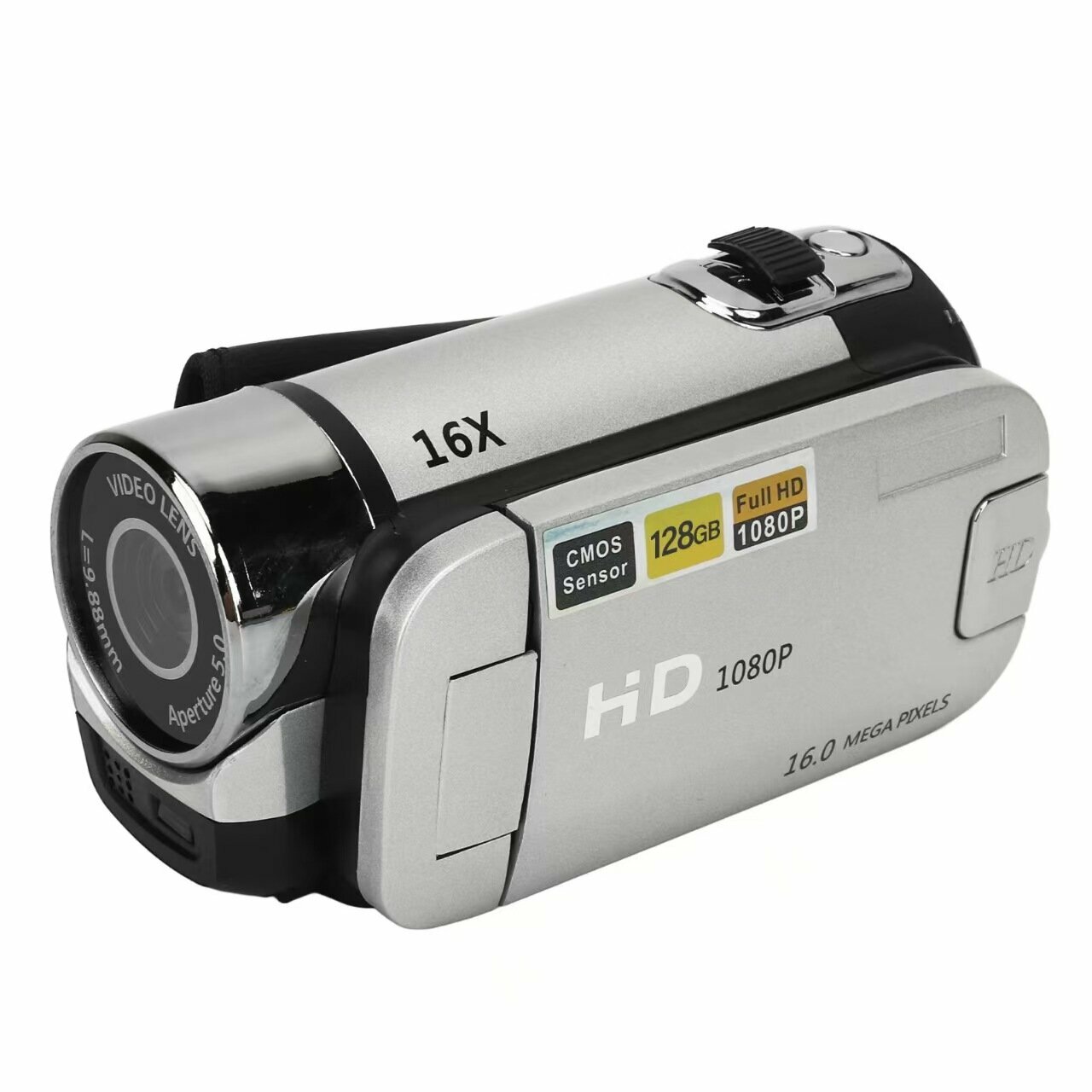 Full HD Rotation 16X High Definition Digital Camcorder Video DV Camera ( Black)