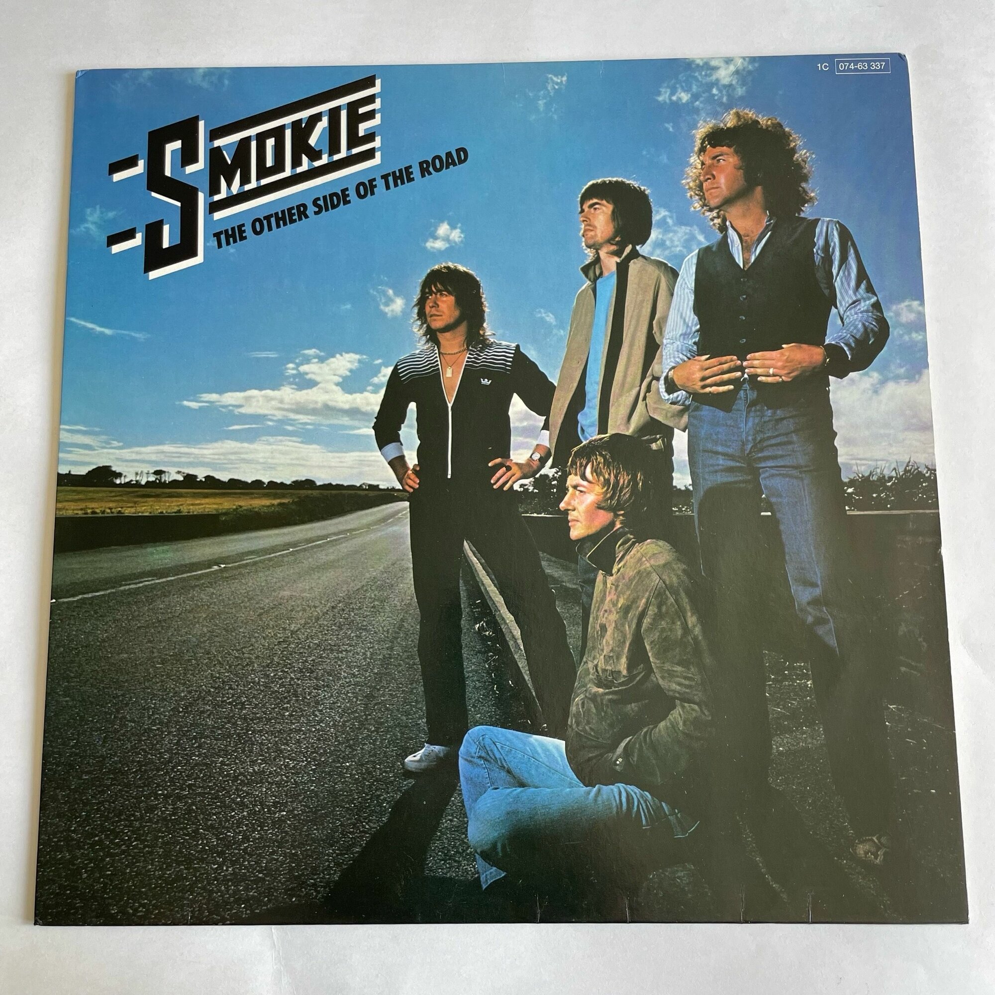 Винтажная виниловая пластинка LP Smokie Смоуки The Other Side Of The Road (Германия 1979)
