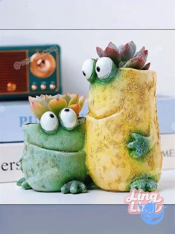 Качественный минигоршок для суккулентов в мультяшном стиле применяется.
