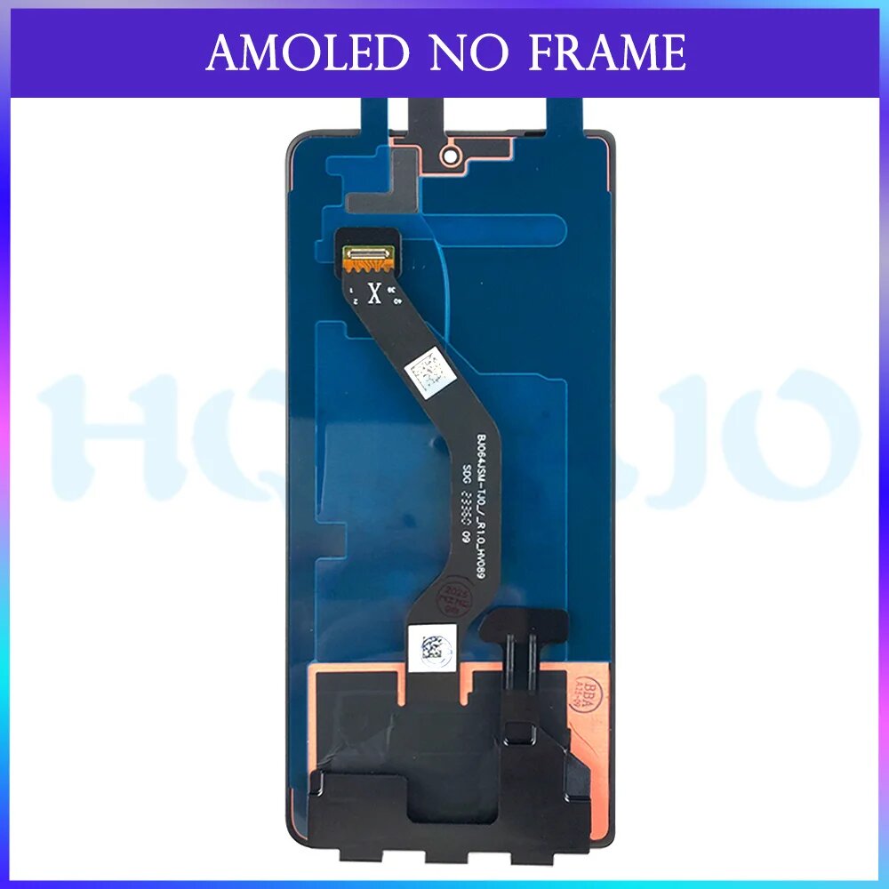 6,43-дюймовый AMOLED-экран для Honor Magic V2, дополнительный ЖК-дисплей для Honor Magic V2 VER-AN10, маленький ЖК-экран VER-N49, дополнительный экран.