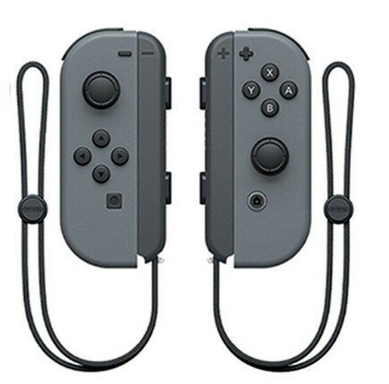 Беспроводной контроллер с вибрацией для Nintendo Switch 2-го поколения, черно-серая тема, без ремешка