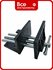 Тиски столярные Bucktool M06P, чугун, сталь, рабочий ход 125 мм