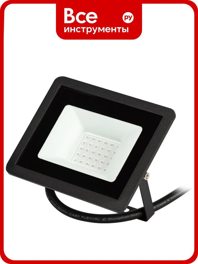 Прожектор светодиодный уличный ЭРА LPR-025-BLUE-030 30Вт синее свечение IP65 Б0064716