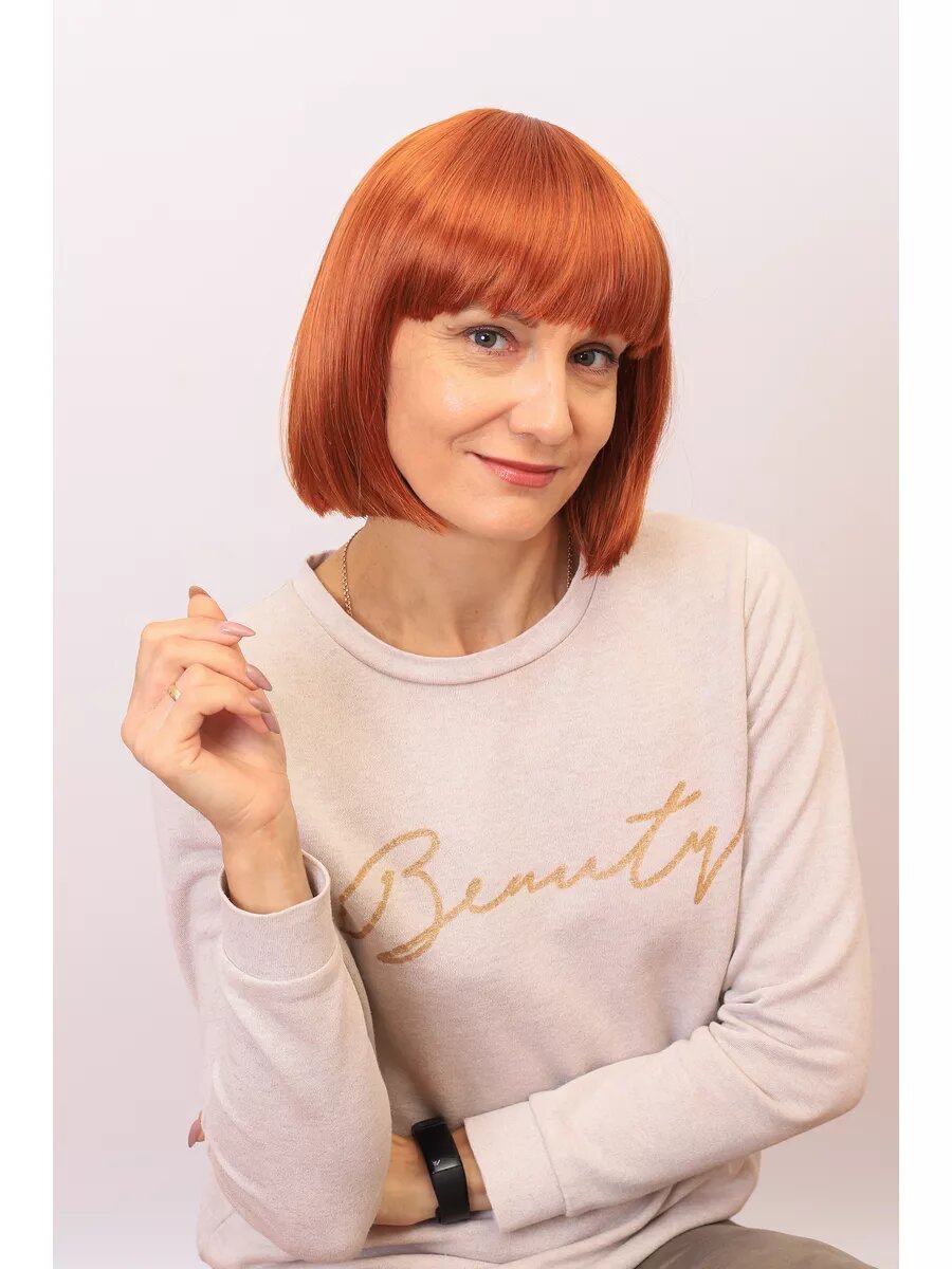 Парик каре с чёлкой