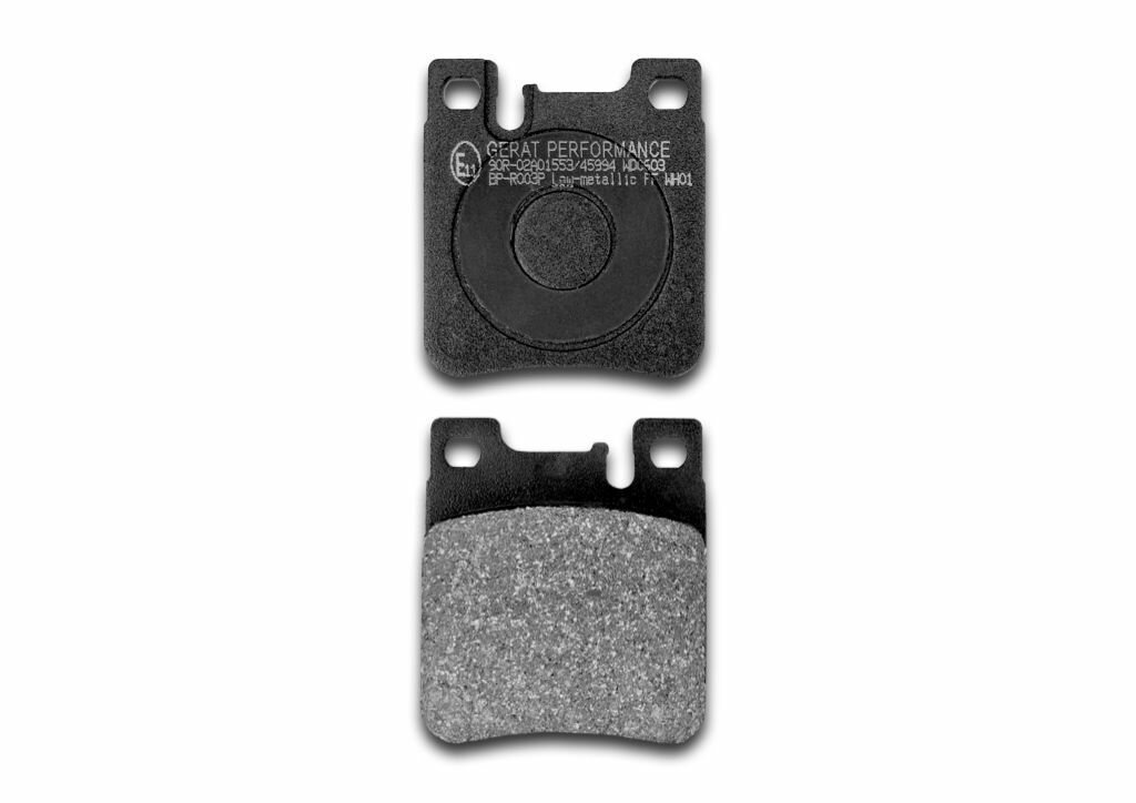 Тормозные колодки Gerat BP-R003P (задние) Low-metallic