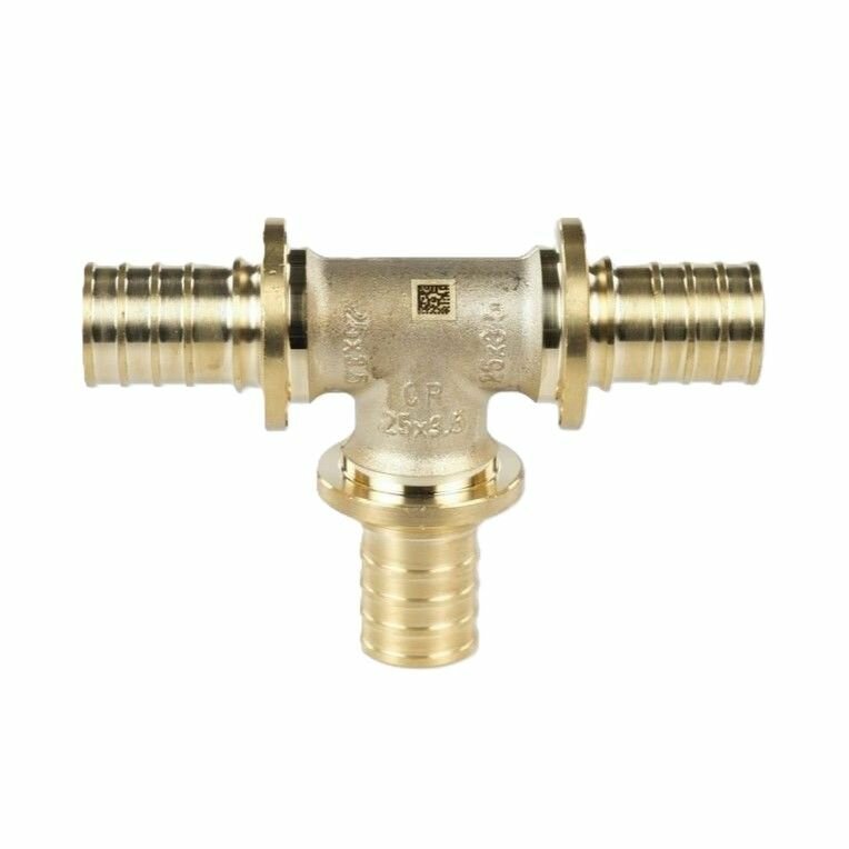 Тройник равнопроходный рехау RAUTITAN 11080331001 для труб из сшитого полиэтилена аксиальный 25-25-25 MX