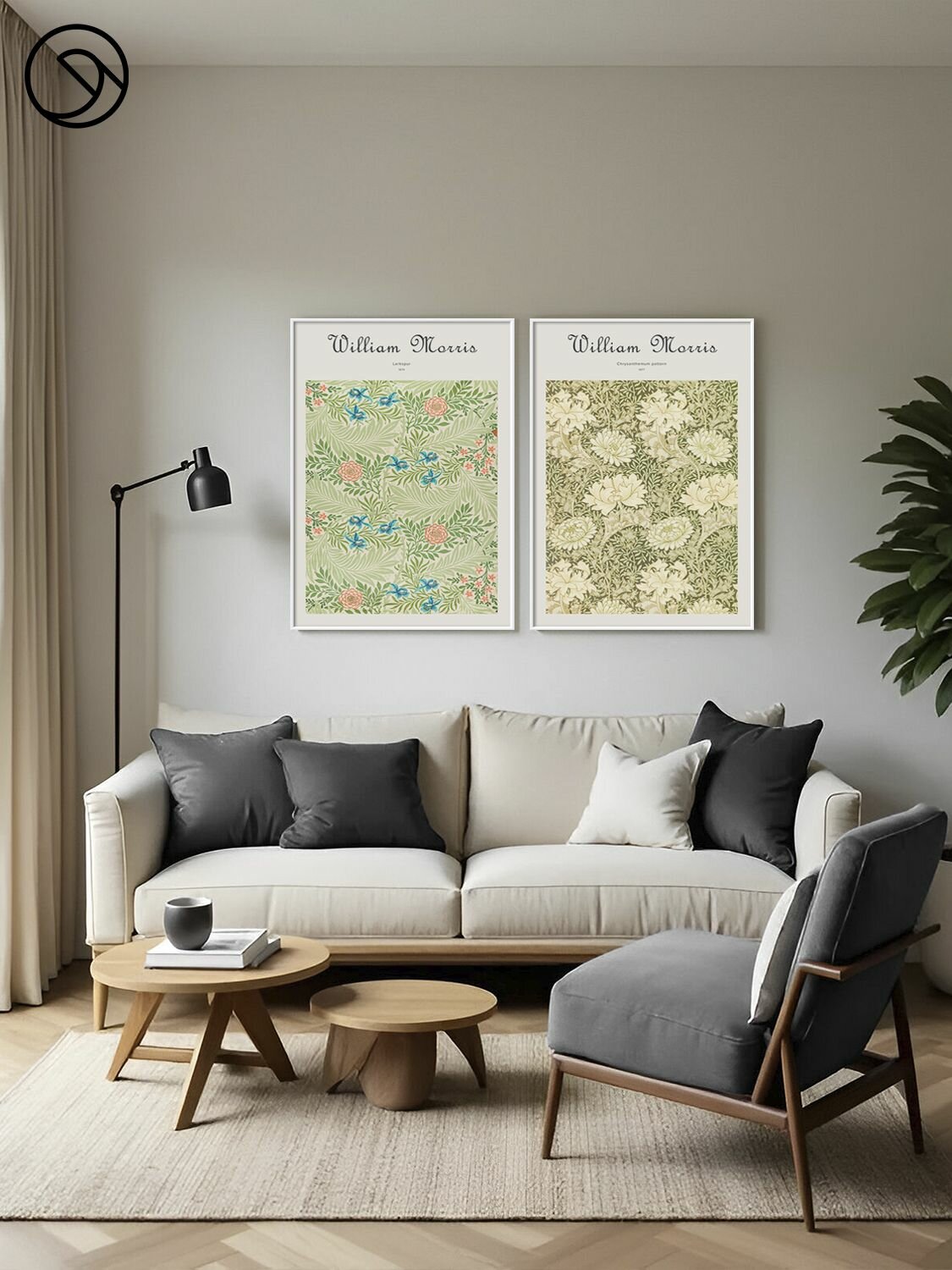 Набор постеров в рамках 50х70 Postermarkt, №39