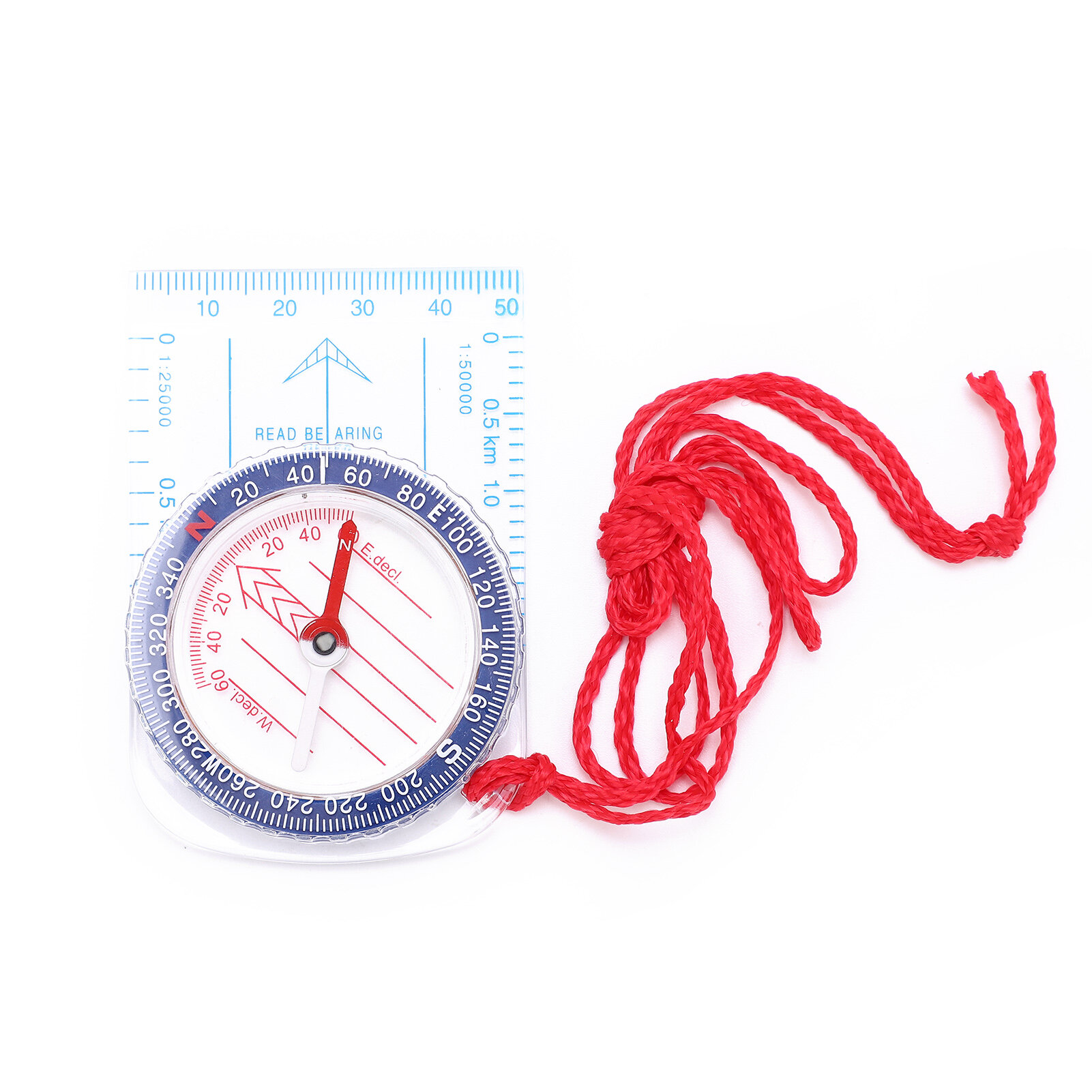 Ручной водонепроницаемый компас со стеклянным корпусом, предназначенный для использования на открытом воздухе, кемпинга, путешествий и походов.
