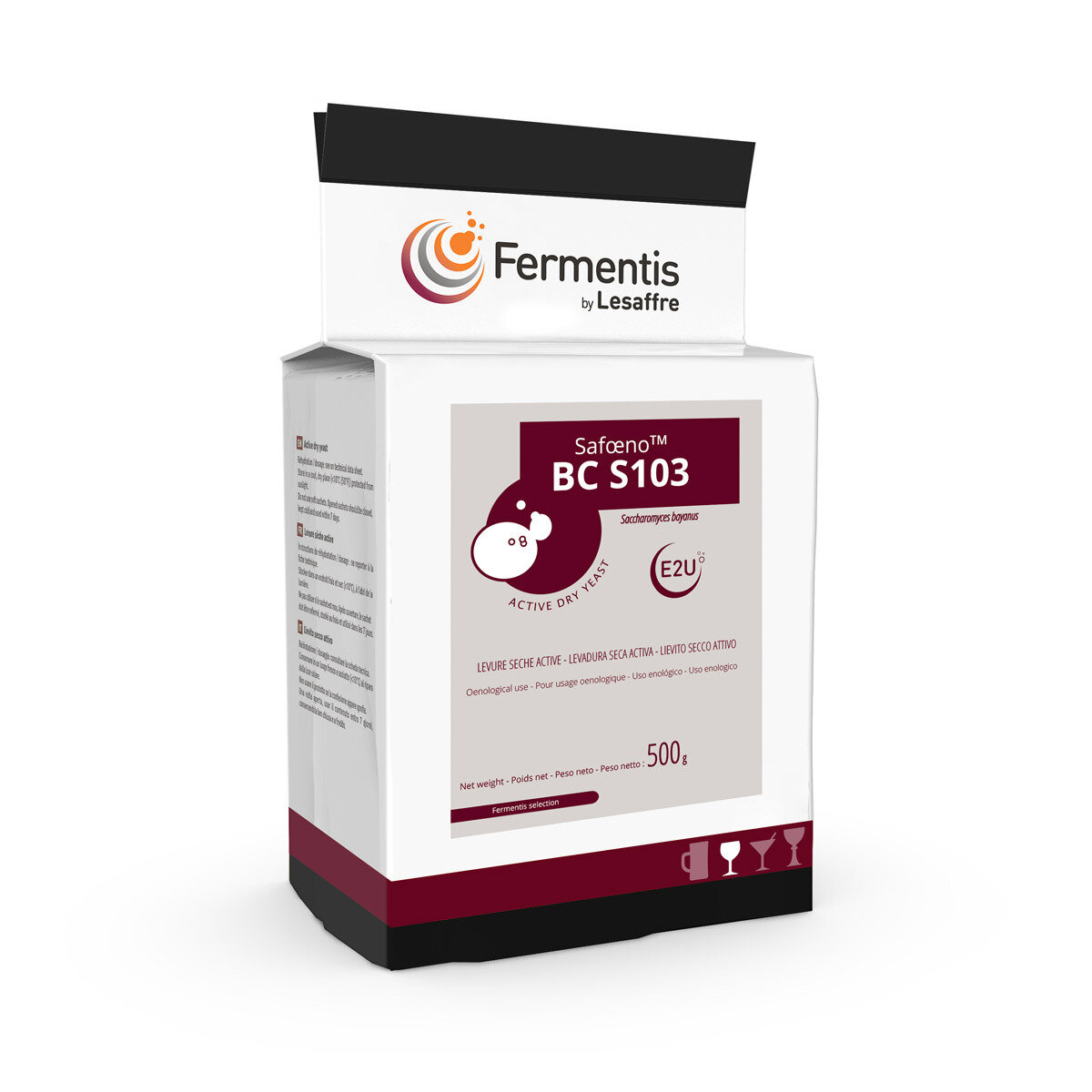 Дрожжи винные BC S103 500 гр, помогут контролировать процесс брожения сусла