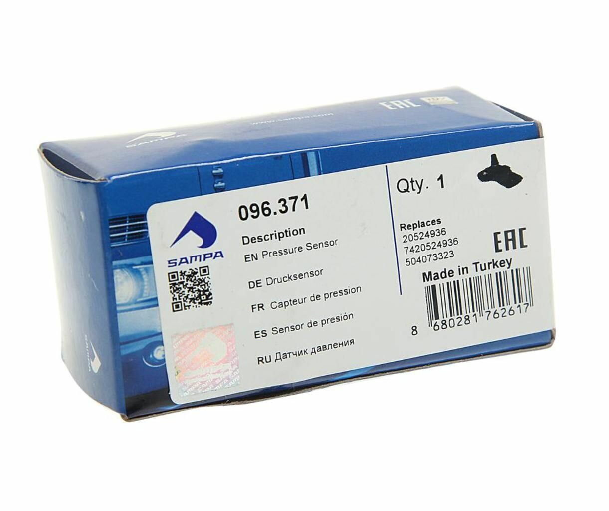 Датчик абсолютного давления воздуха для Вольво арт 096371 SAMPA
